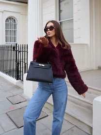 Jenna Faux Fur Coat – SEAME